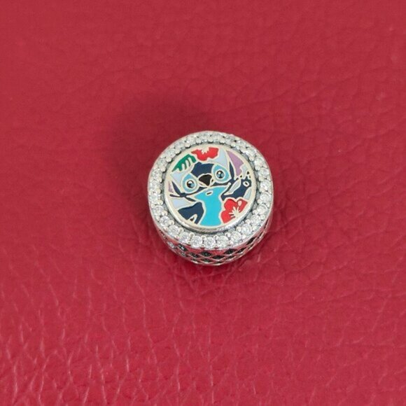 Pandora | Jewelry | Pandora Disneyland Paris Stitch Button Charm Bead ...
